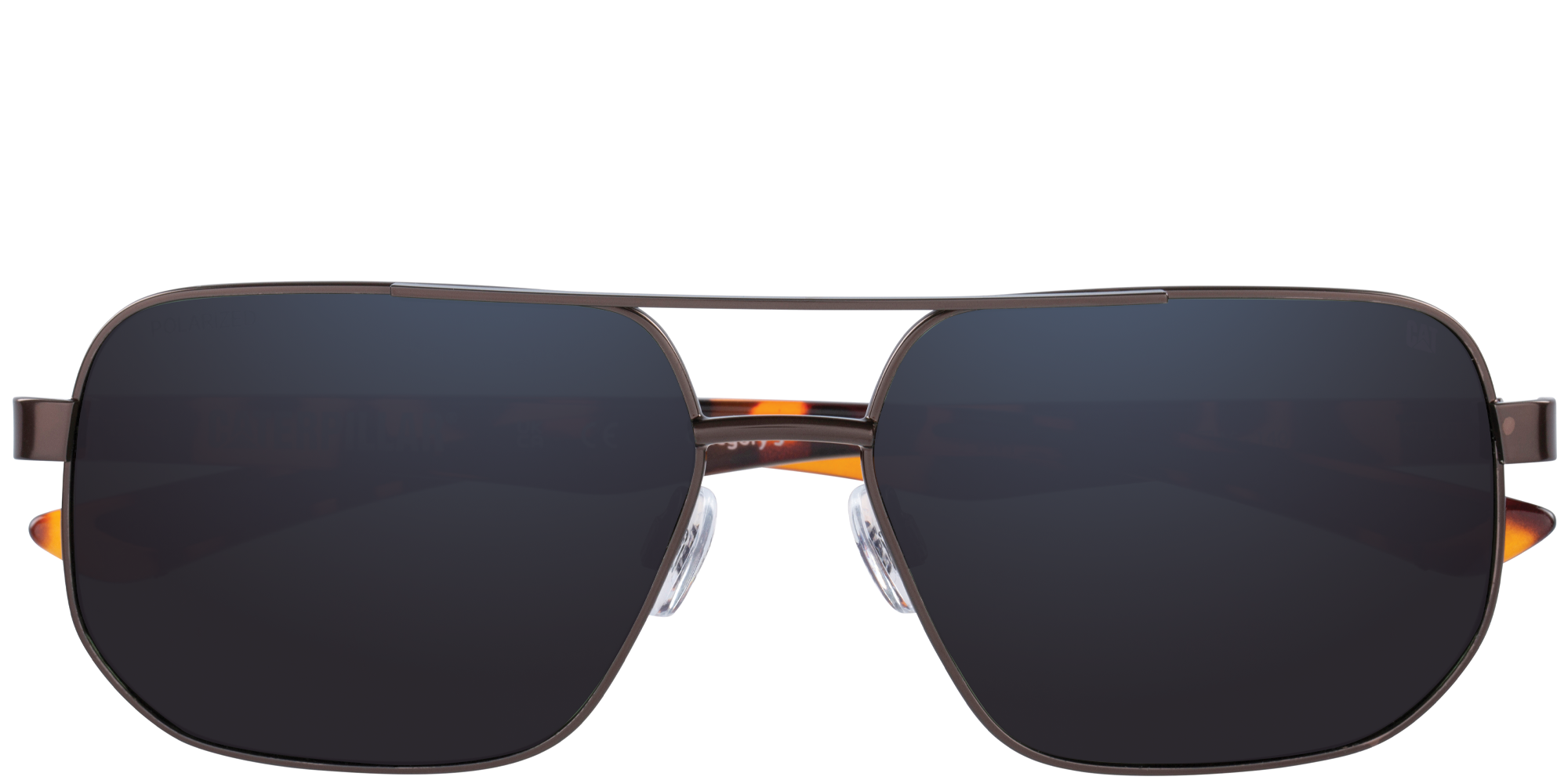 CTS-8013 | Matte Brown/Tort Polarized Deutan Sunglasses