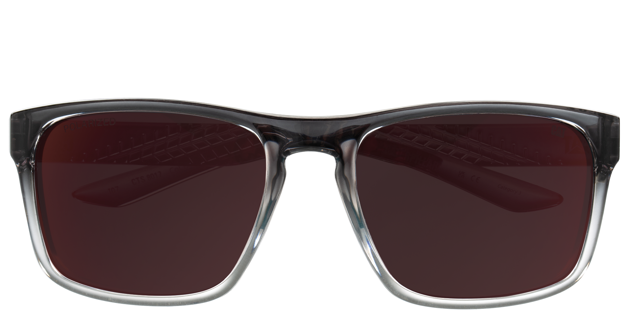 CTS Crystal Frame Polarized Non-Prescription Sunglasses