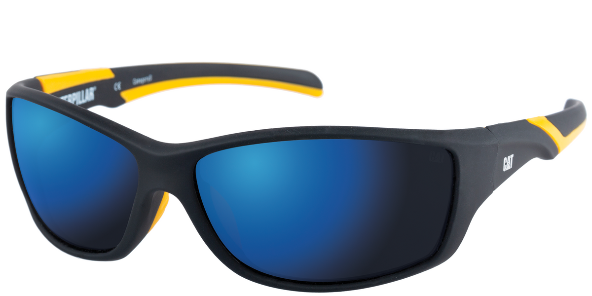 CTS Grader Matte Black and Yellow Frame Outdoor Sunglasses