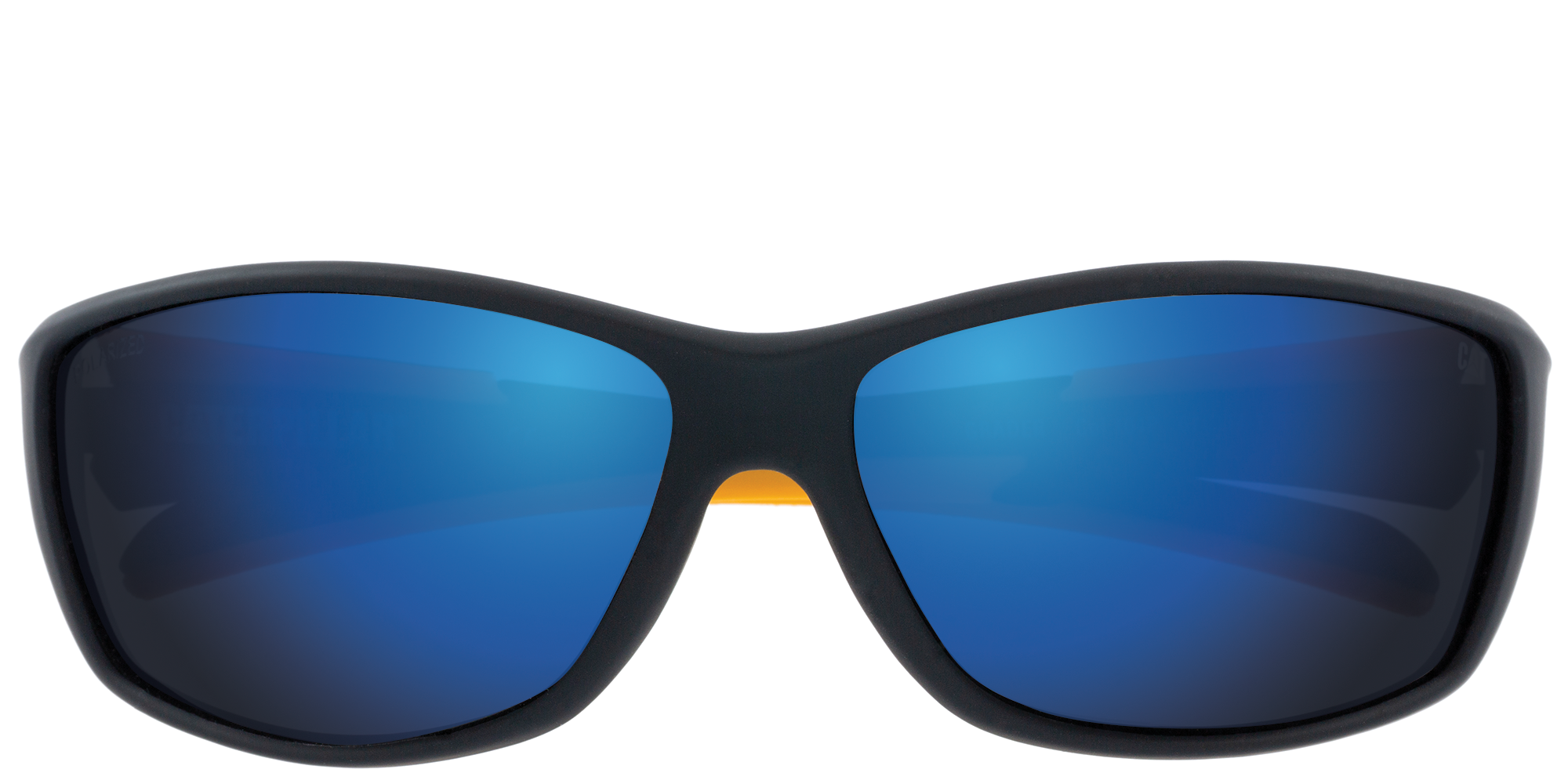 CTS Grader Matte Black and Yellow Frame Outdoor Sunglasses