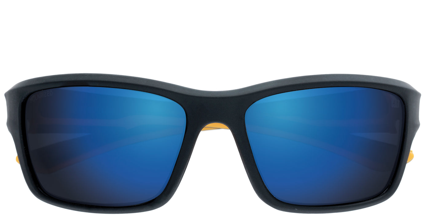 Matte Black Deutan Color Blind Sunglasses | CTS Ridge