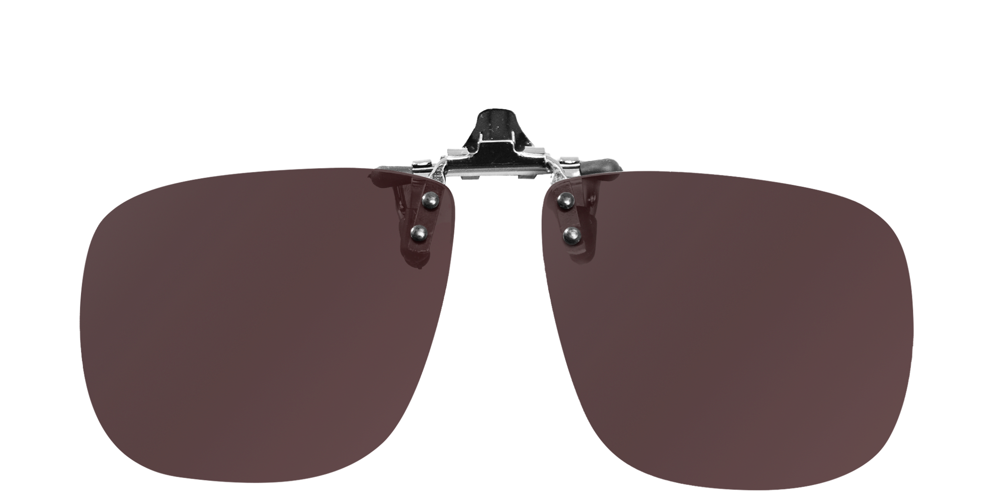 Large Square Flip Up Clip On Sunglasses - Outdoor Protan Polarized