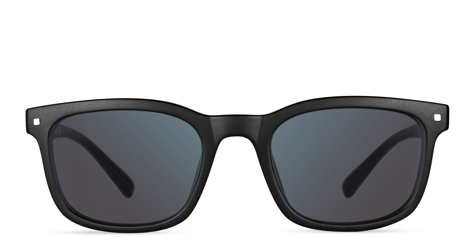 Grayson Matte Black Frame Color Blind Glasses - Cx3 Sun Lens