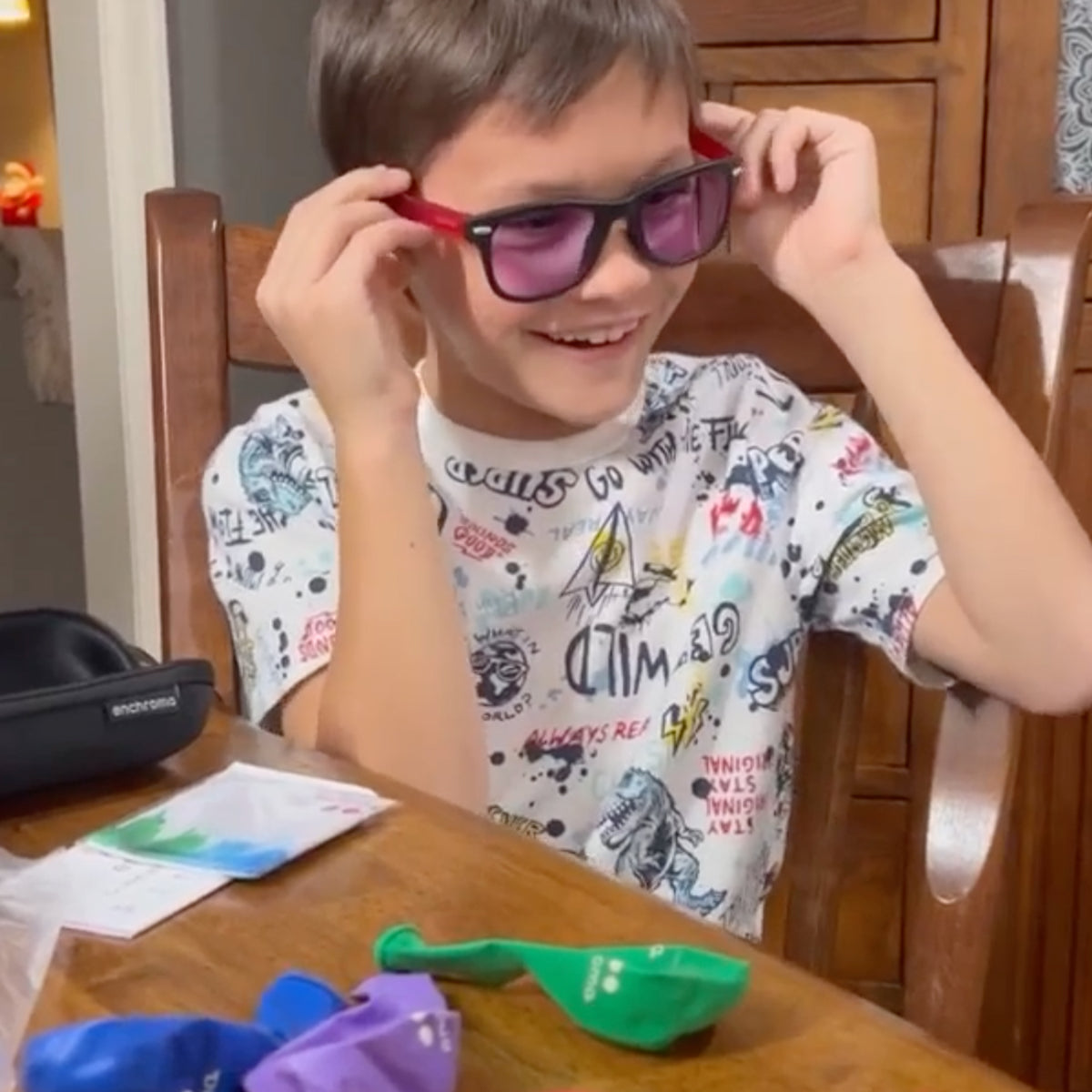 Skypark Stylish Kids Outdoor Deutan Color Blind Glasses
