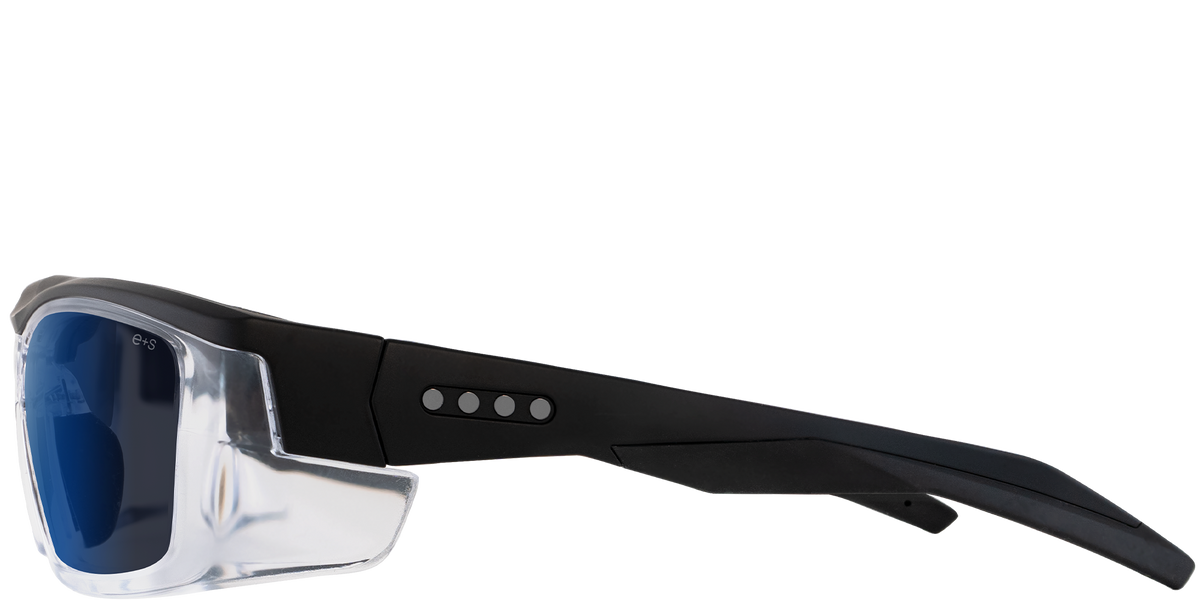 Martinez Clear Frame Safety Glasses - Crystal Side Shields