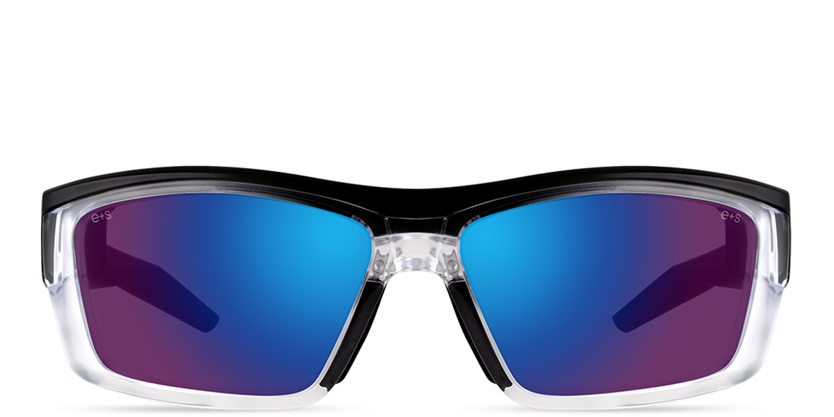 Martinez Black/Clear Outdoor Protan Color Blind Sunglasses